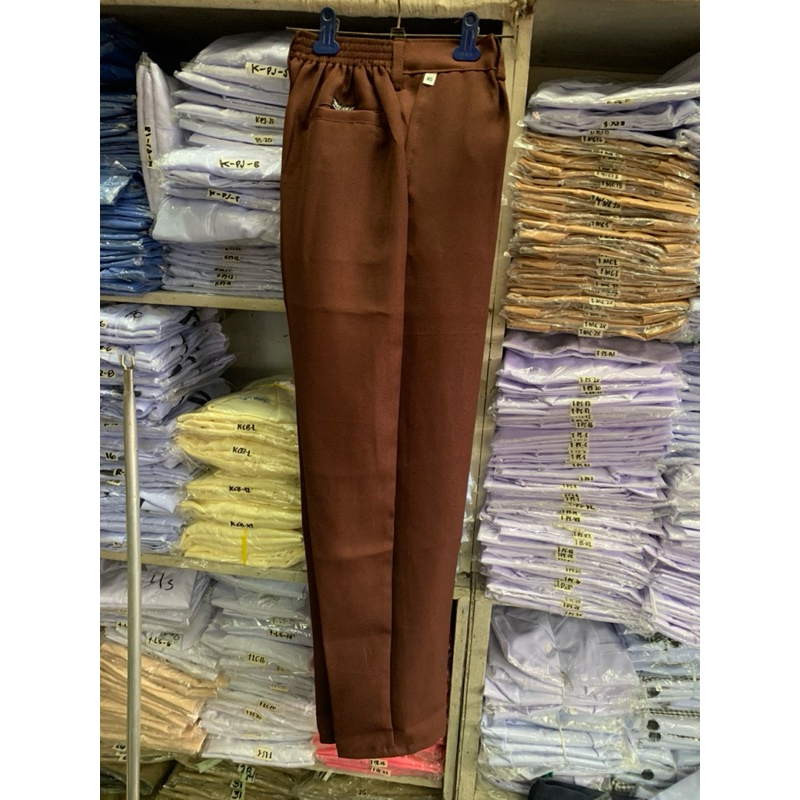 SCHOOL UNIFORM CHOCOLATE BROWN KIDS PANTS PALM BEACH | Shopee Philippines