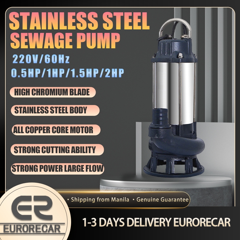 Submersible Pump Heavy Duty 60Hz 220V Cutting Sewage Pump Fecal Mud ...