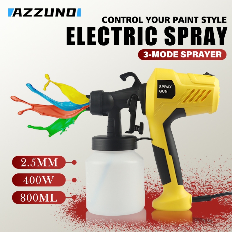 AZZUNO spray gun for paint electric wall paint gun 550W Small paint ...