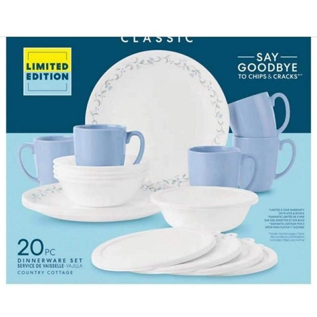 Corelle Classic (Limited Edition) 20-Piece Dinnerware Set | Shopee ...