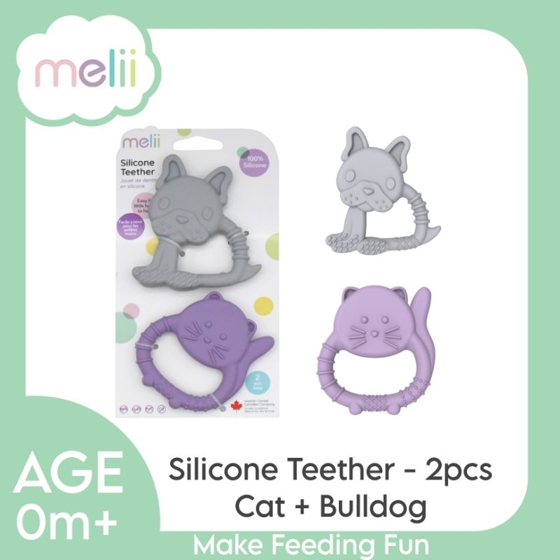 Melii Baby Silicone Teethers (2 piece set) | Shopee Philippines