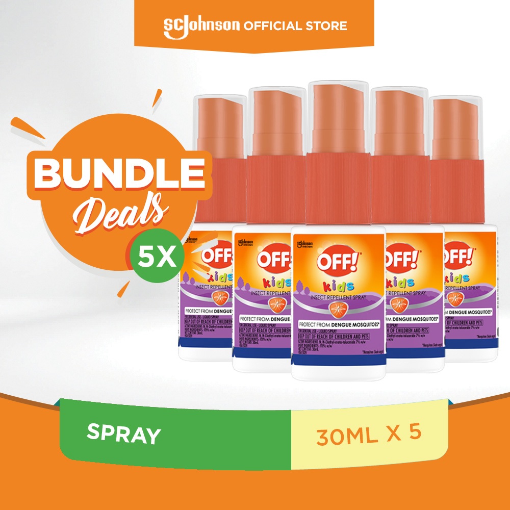 OFF! Kids Repellent Spray 30ml [BUNDLE OF 5] | Shopee Philippines