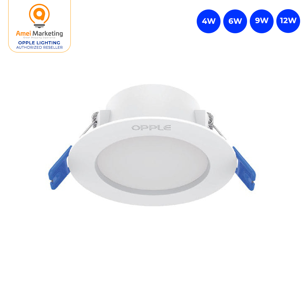 AMEI X OPPLE LED Downlight Pin Light RC-US 4watts/6w/9w/12w | Angle ...