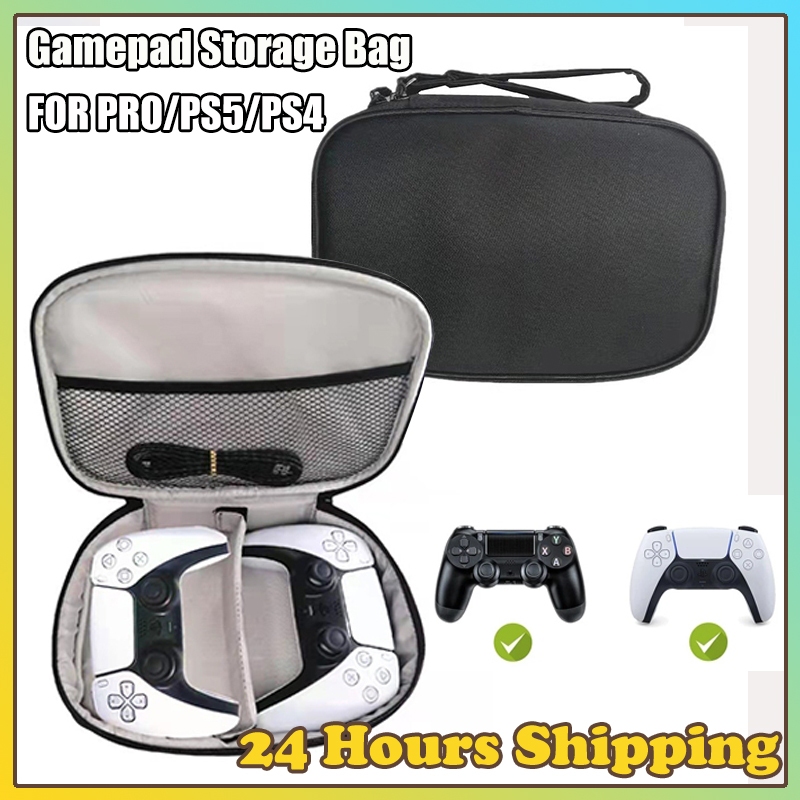 Dual Gamepad Storage Bag Travel Carrying 2 Console Controller Case for ...
