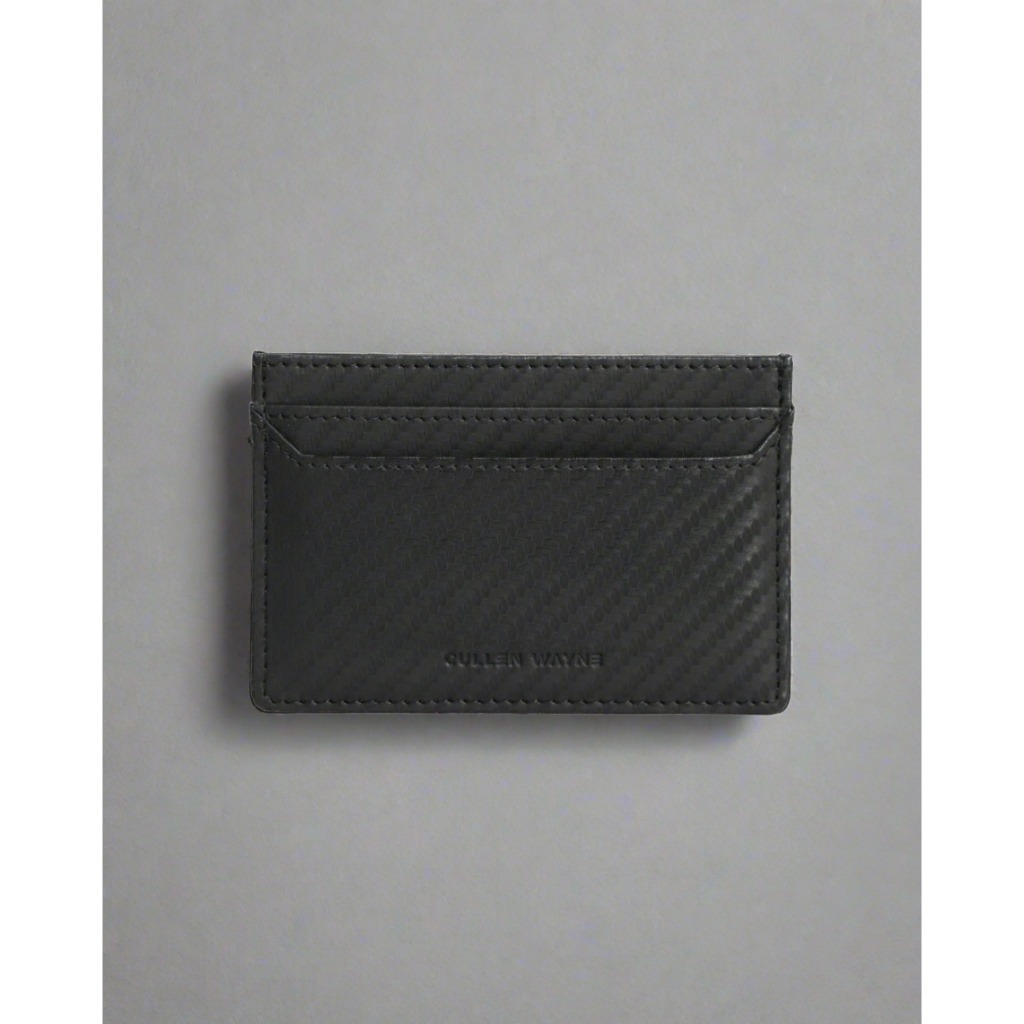 Cullen Wayne Black Minimalist Card Wallet | Shopee Philippines
