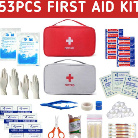 EMERGENCY AND DISASTER FIRST AID SAFETY KIT, COMPLETE SET EARTHQUAKE ...