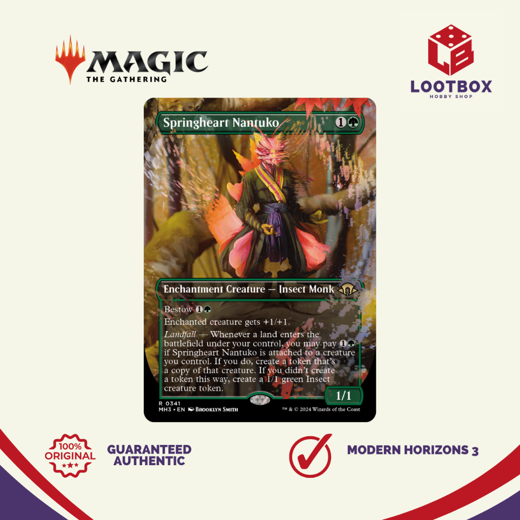 Magic the Gathering: Springheart Nantuko (Rare) - Modern Horizons 3 ...