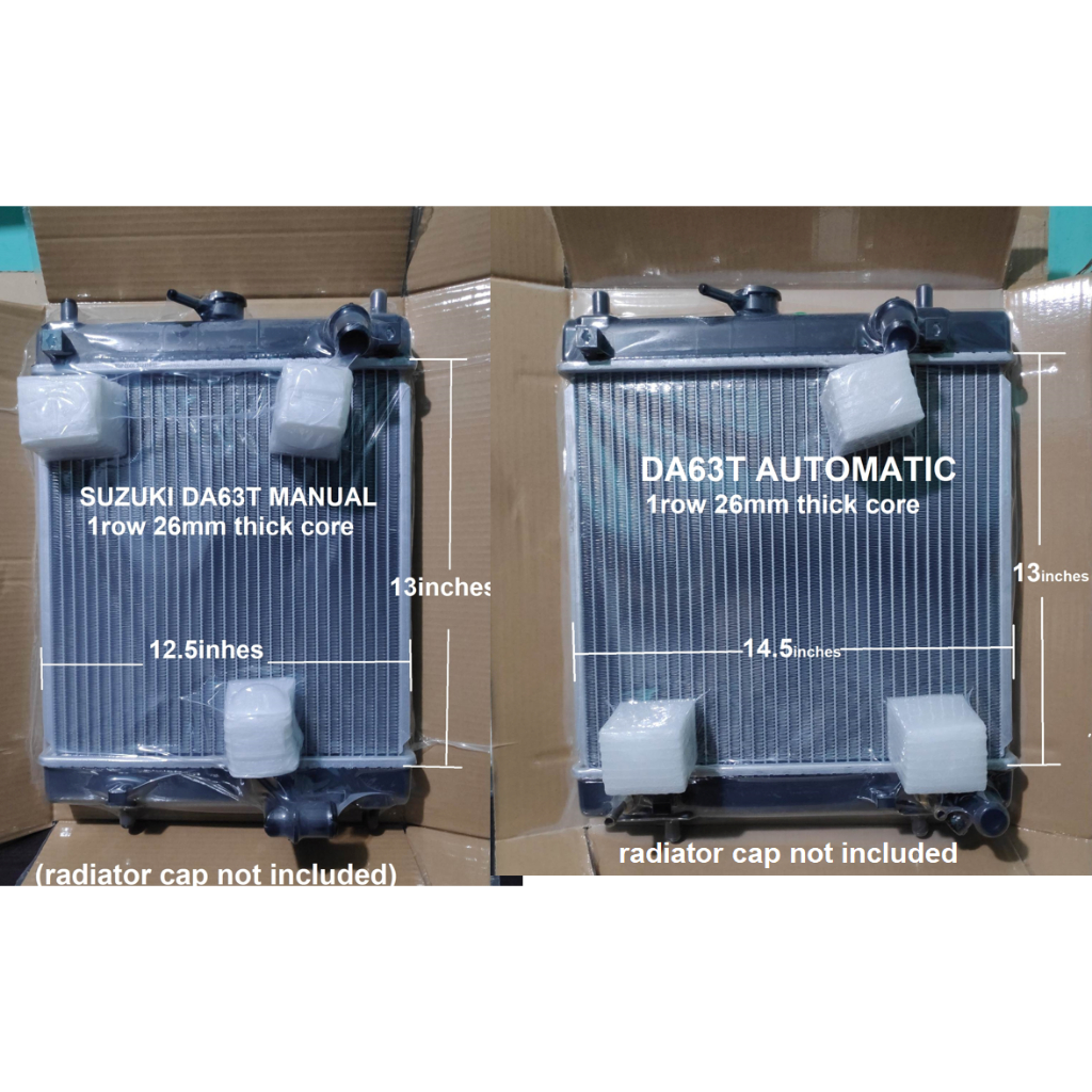 SUZUKI DA63T da65 RADIATOR MULTICAB MANUAL or AUTOMATIC | Shopee ...