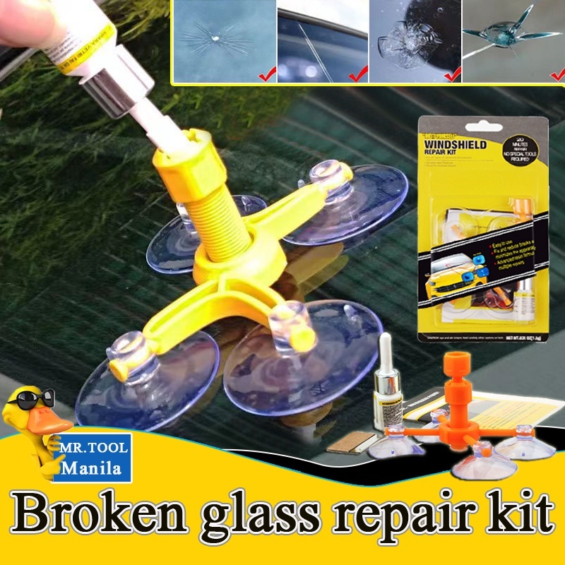 glass glue crack repair liquid for car windshield crack repair kit ...