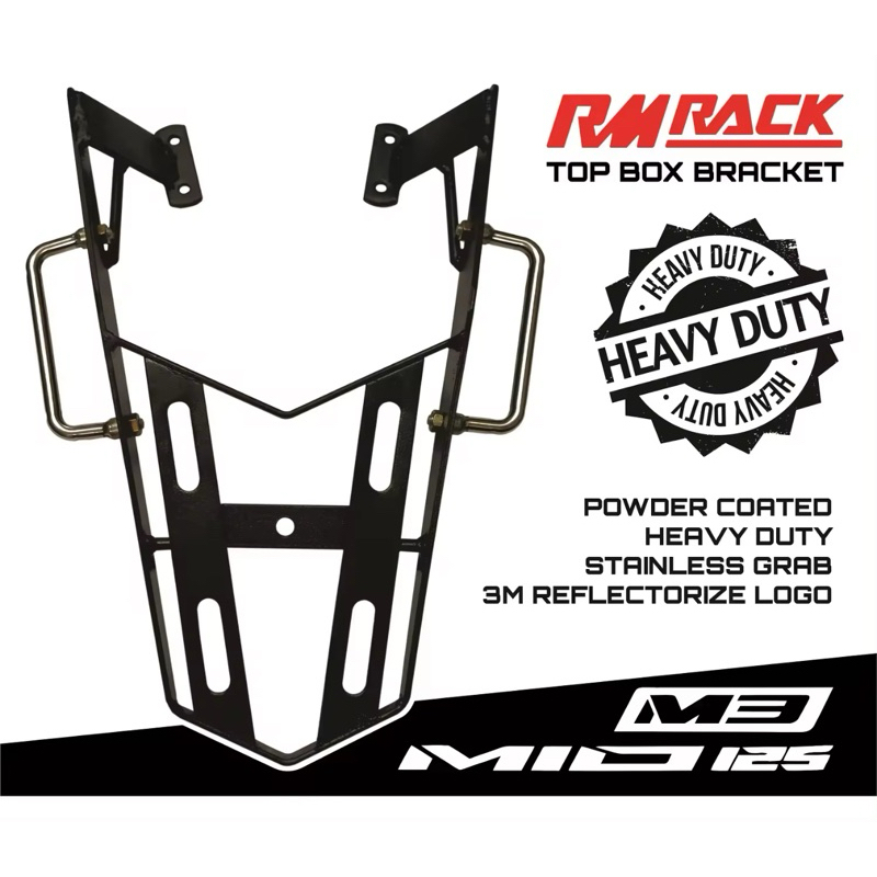 MIO i 125 RM Rack Heavy Duty Top Box Bracket | Shopee Philippines