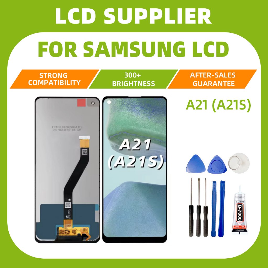 For SAMSUNG Galaxy A21 LCD Screen Assembly Replacement Ultra Clear LCD ...