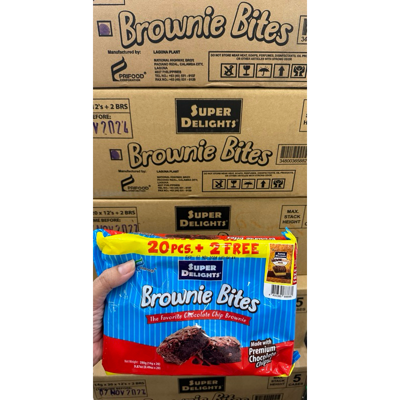 Super Delights Brownie Bites/ Brownie 280g | Shopee Philippines