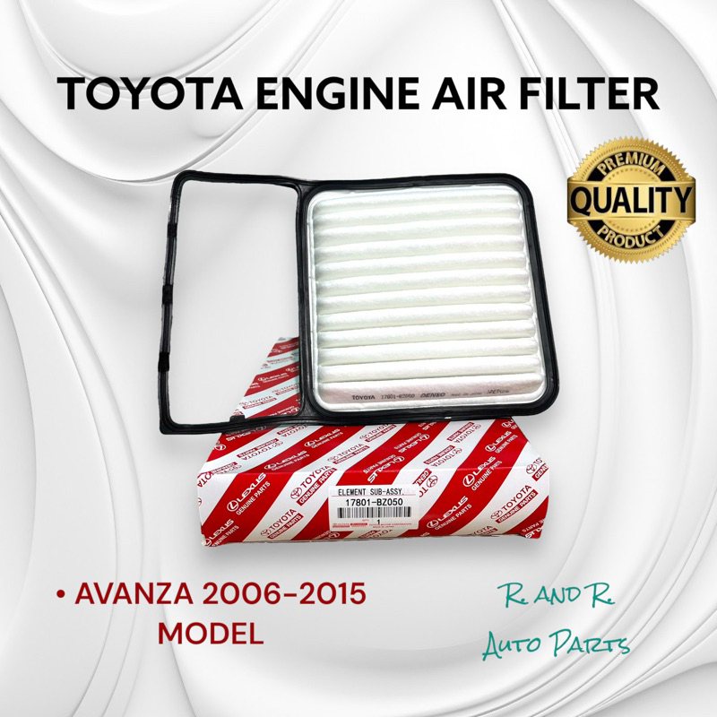 TOYOTA AVANZA AIR FILTER AVANZA 2006-2015 AIR FILTER AVANZA ENGINE AIR ...