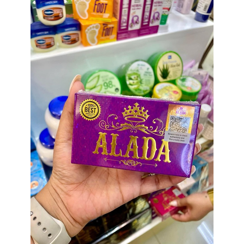 ALADA SOAP (BIG) 160grams WITH QR CODE FROM THAILAND AUTHENTIC | Shopee ...