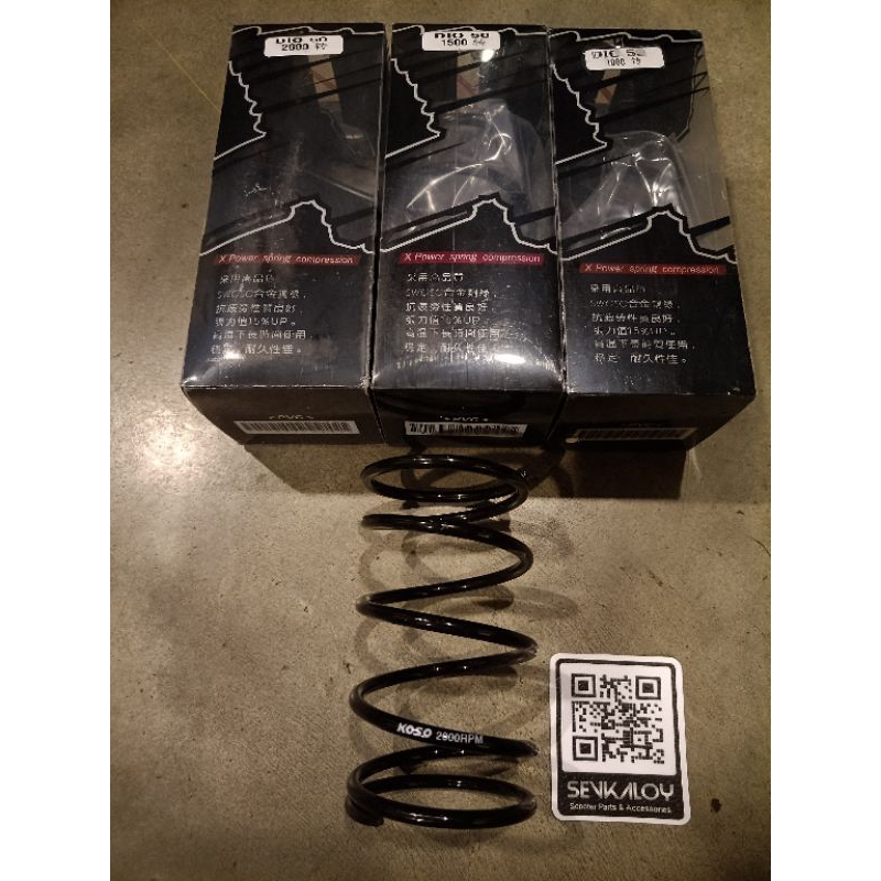 Koso Honda Dio 1000rpm 1500rpm 2000rpm Racing Center Spring 1k 1.5k 2k ...
