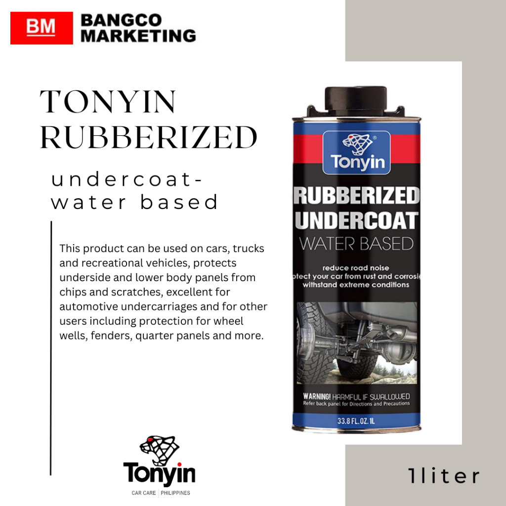 TONYIN WATERBASED RUBBERIZED UNDERCOATING (12CANS) | Shopee Philippines