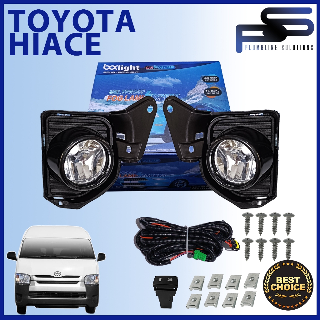 LightBox Fog Lamp / Fog Light Toyota Hiace 2014 - 2018 / 2019 Onwards ...