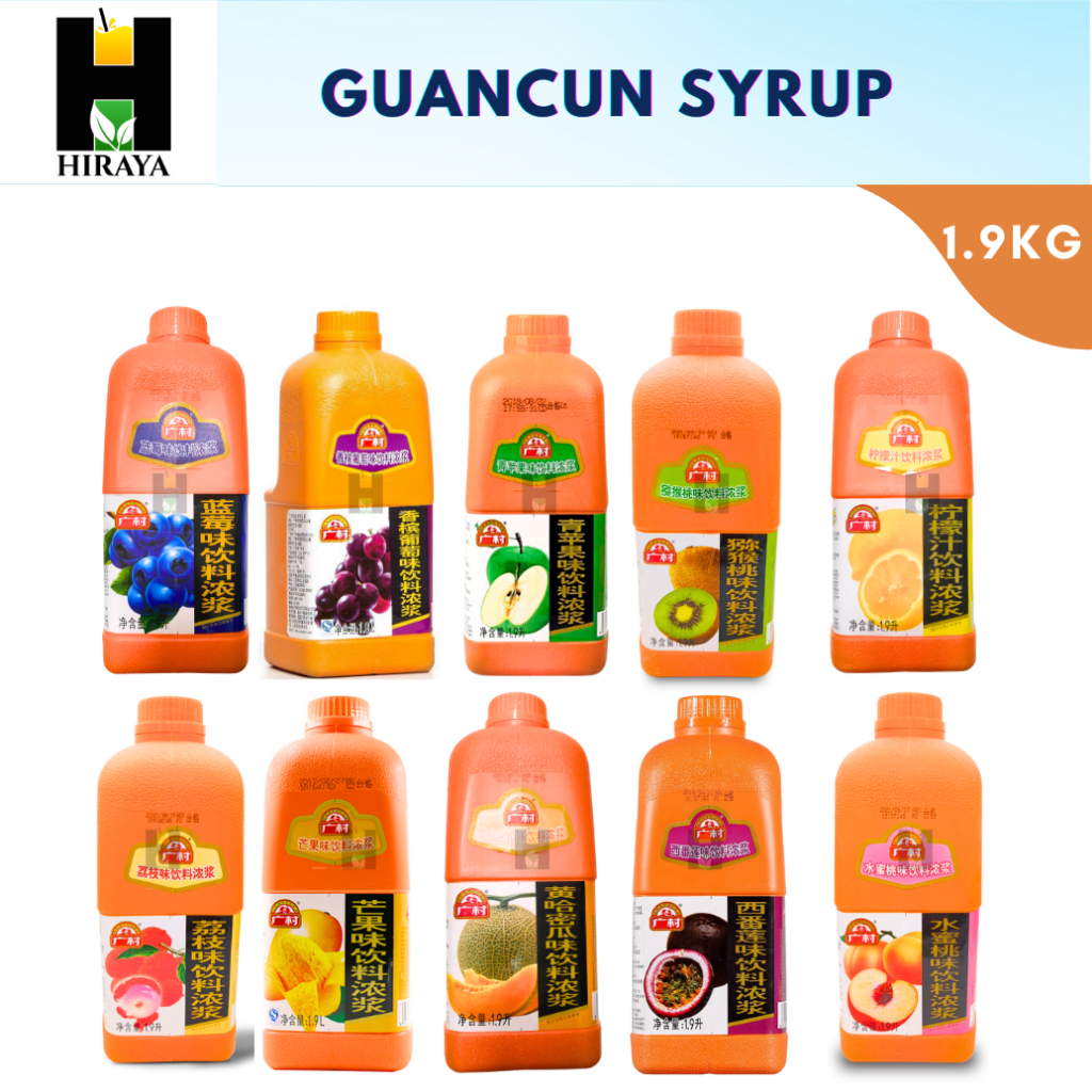 Guancun Concentrated Flavored Fruit Syrup 1.9kg GC / Fruit Tea Syrup ...