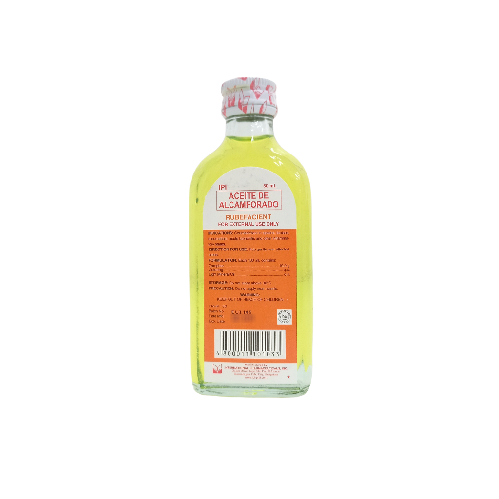 Aceite De Alcamporado 50ml (IPI) | Shopee Philippines