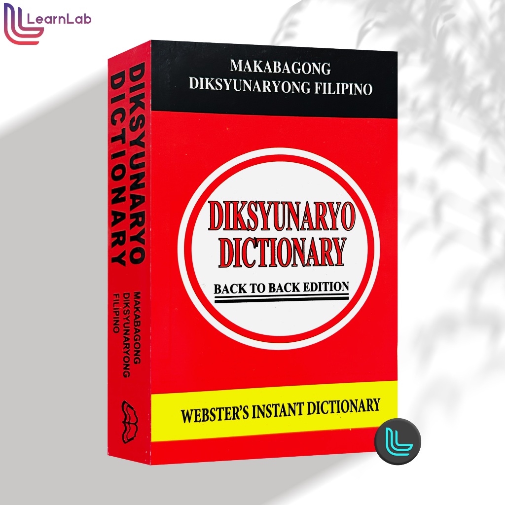 Makabagong Diksyunaryong Filipino DIKSYUNARYO DICTIONARY Back to Back ...