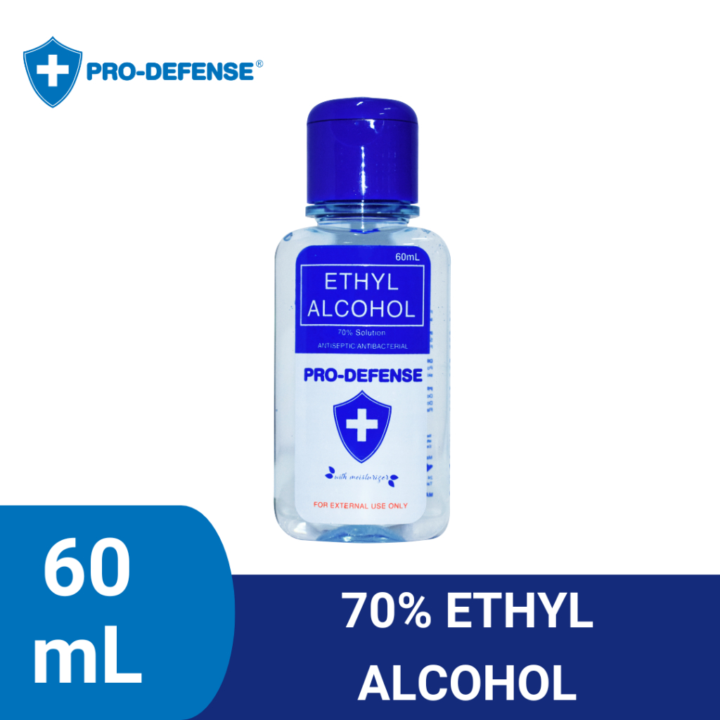 Pro-Defense 70% Ethyl Alcohol 60ml | Shopee Philippines