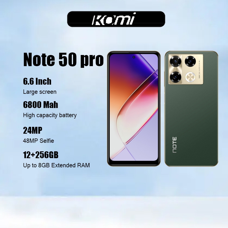 KOMI Note50 Pro Smartphone Legit 6.7inch 16+256GB Dual Sim Cellphone ...