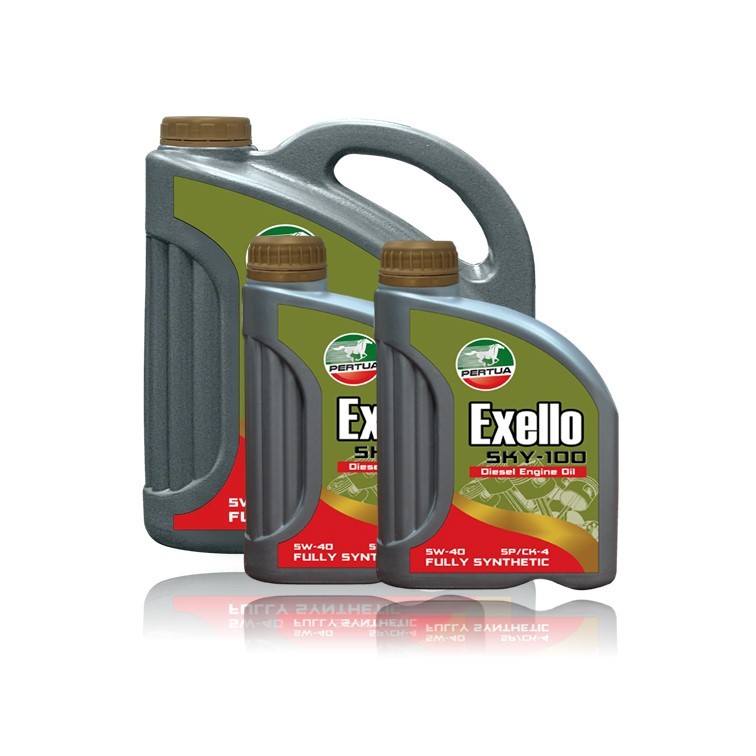 Pertua Exello Sky-100 Fully Synthetic Diesel Engine Oil 5W-40 (6 Liters ...