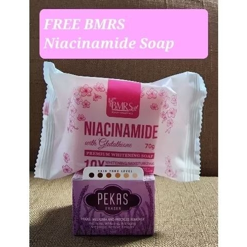 Free BMRS Niacinamide Soap- Capad0sa Pekas Eraser 10g, SPF70 Botox ...