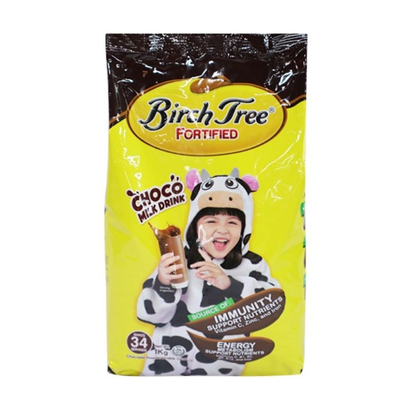 Birch Tree Fortified Powdered Milk Drink Choco 1kg | Shopee Philippines