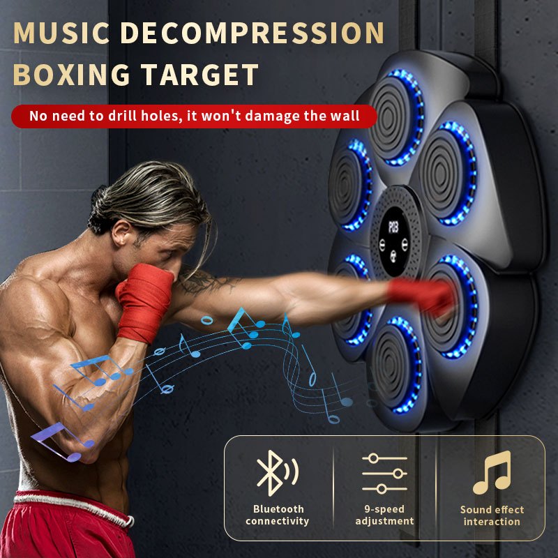 Music Bluetooth Boxing Target Home Boxing Machine Trainer Adult ...