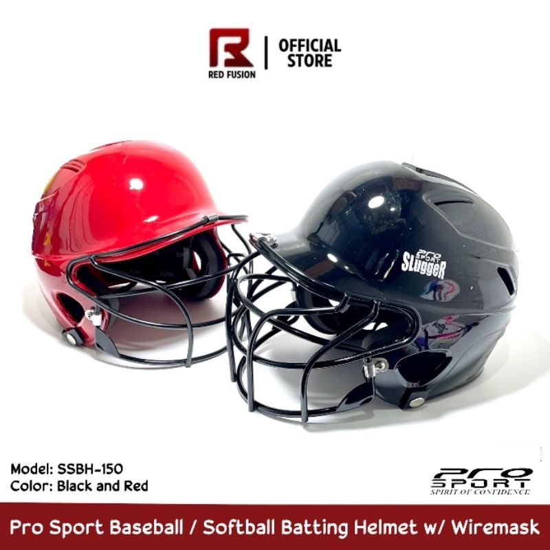 Pro Sport SSBH-150 Baseball / Softball Batting Helmet With Wiremask | Shopee Philippines