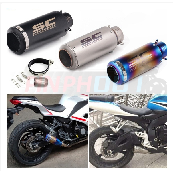 **Ready stock **SC project Exhaust Muffler Tailpipe Tip Stainless ...