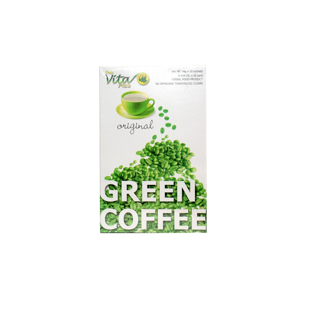 First Vita Plus Green Coffee Original (1 Box with 20 sachets) | Shopee ...