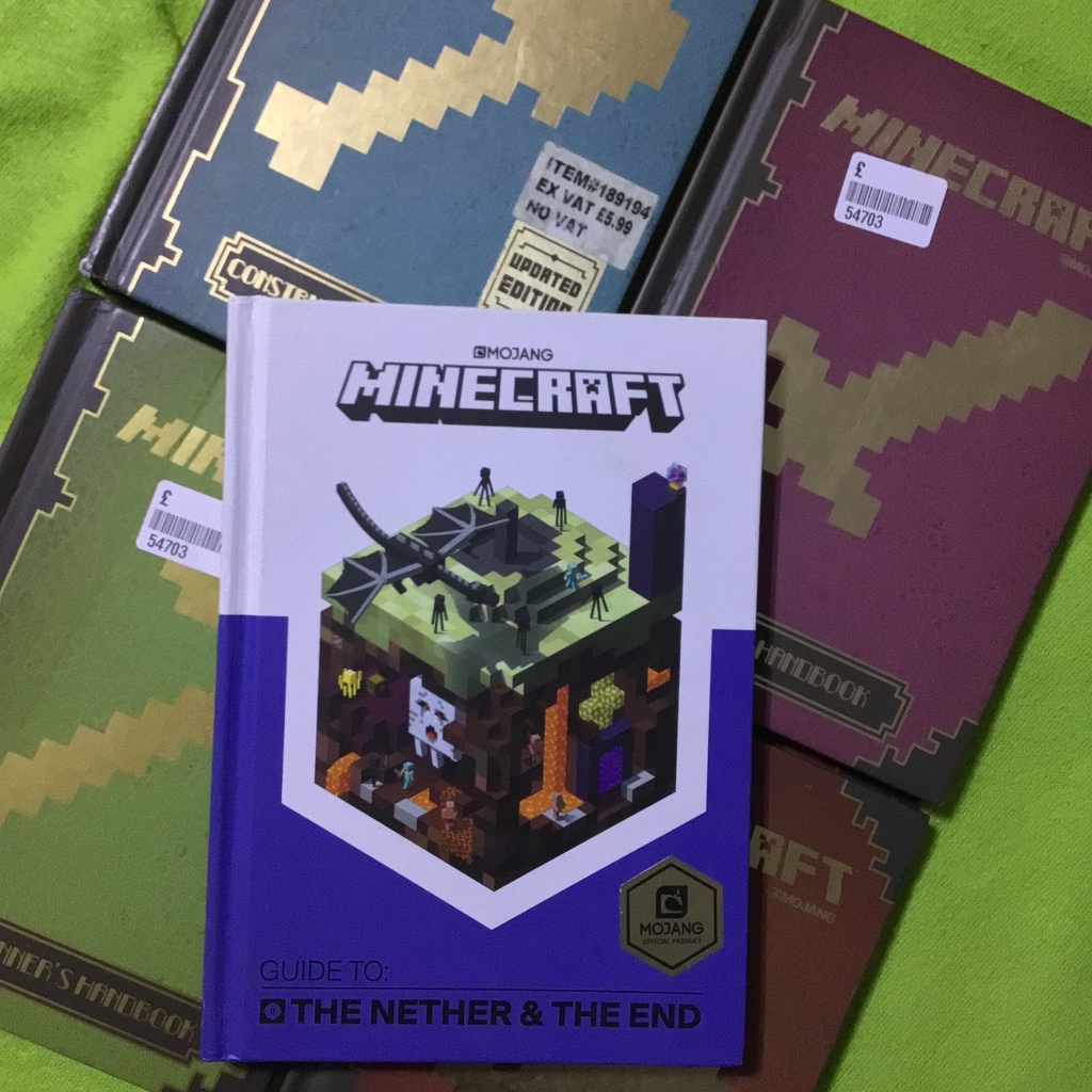 Preloved hard cover MINECRAFT book for collection | Shopee Philippines