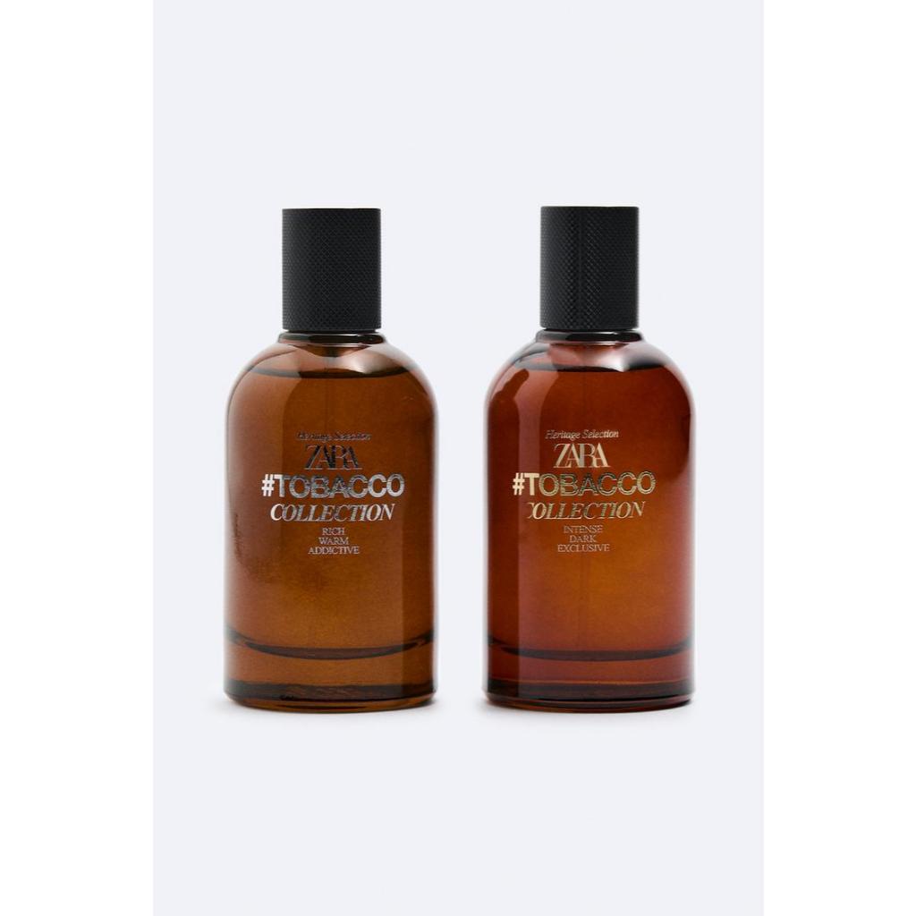 ZARA #TOBACCO INTENSE DARK EXCLUSIVE + RICH WARM ADDICTIVE EDT 2 X 100 ...