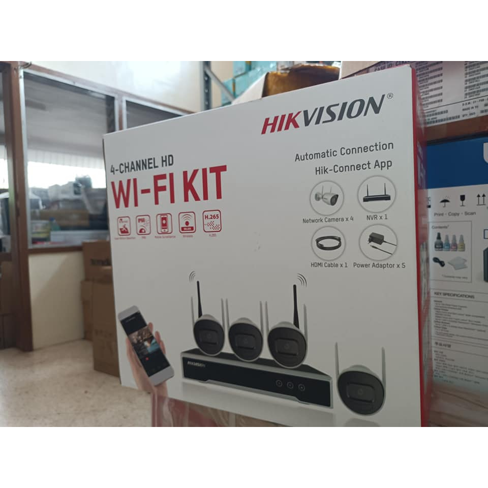 HIKVISION WIFI KIT CCTV BRANDNEW 4 CHANNEL | Shopee Philippines
