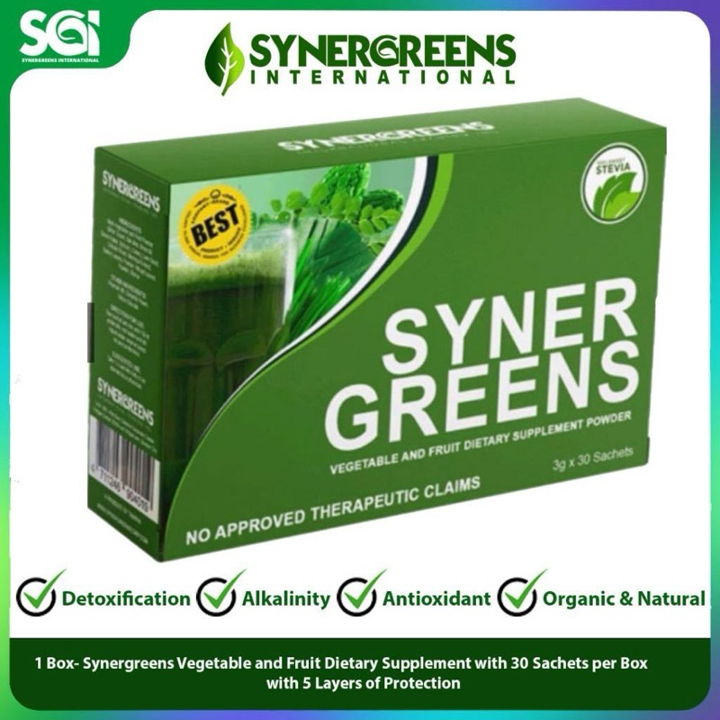 SYNERGREENS VAGETABLE JUICE POWDER | Shopee Philippines