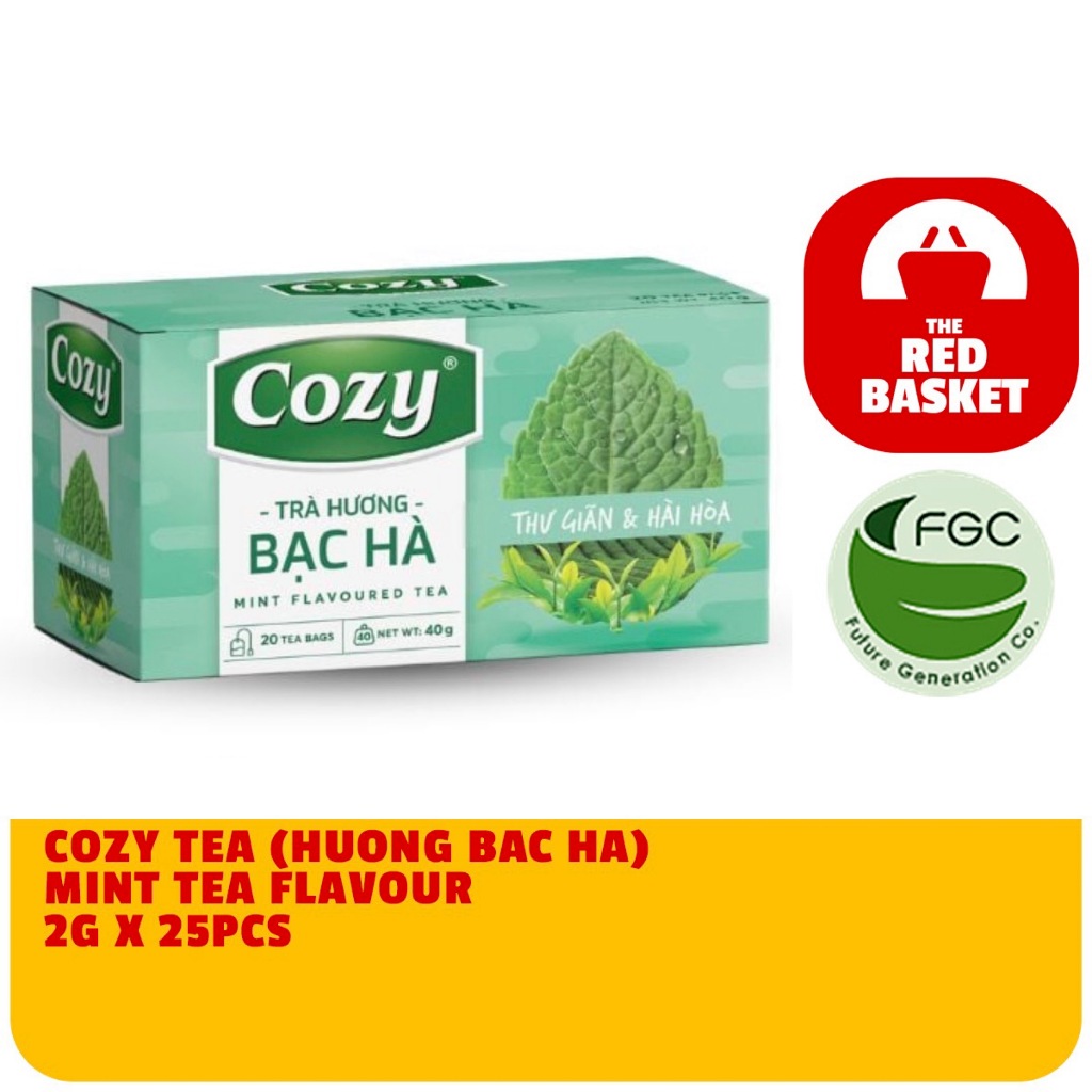 COZY TEA (HUONG BAC HA) MINT TEA FLAVOUR 2G X 25PCS | Shopee Philippines