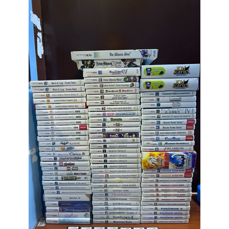 Pre-owned Nintendo 3DS Games List (ALL COMPLETE IN BOX) | Shopee ...