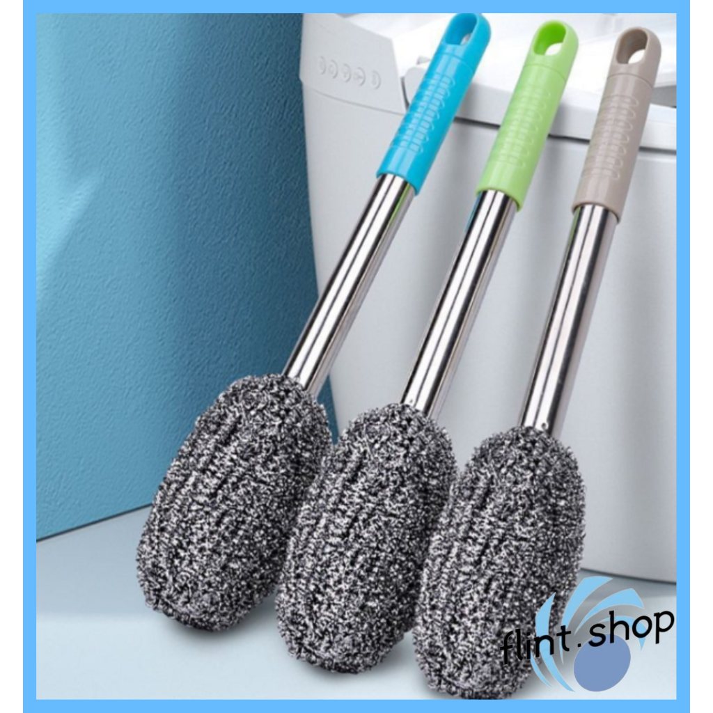 Long Handle Steel Wire Bottle Cleaning Brush for Narrow Neck Containers ...