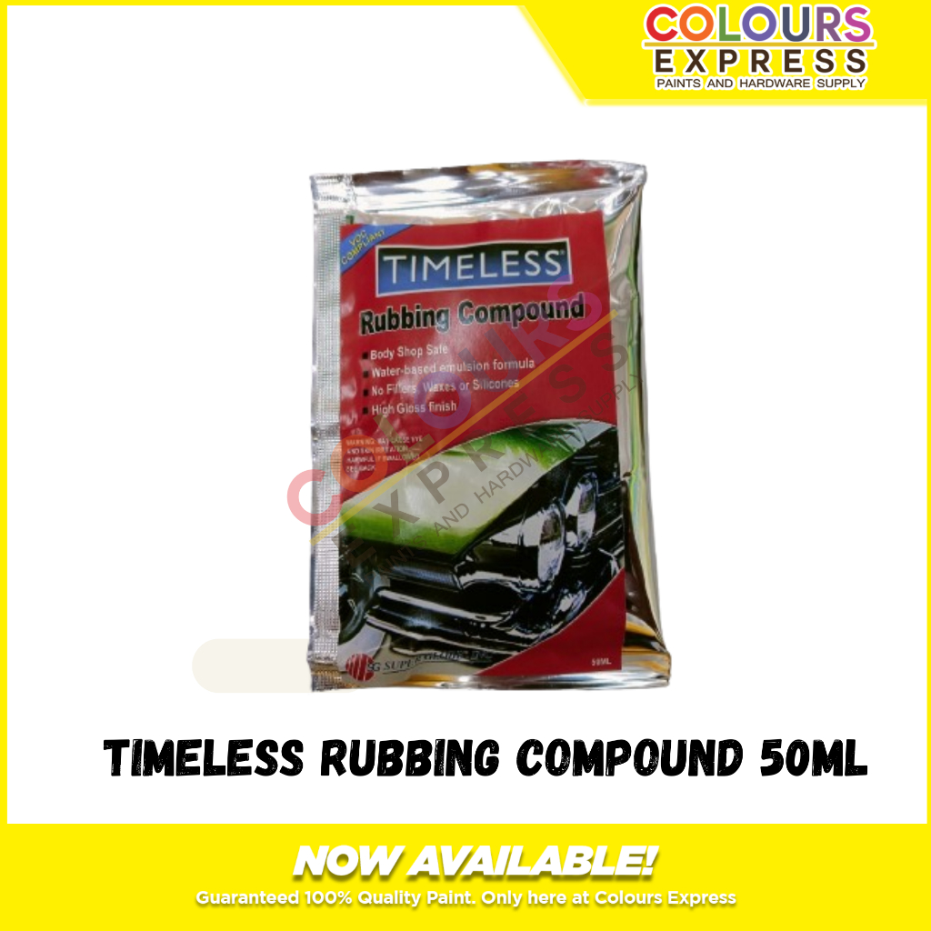 Timeless Water-based Rubbing Compound for 2K Clears (Low VOC)50ml ...