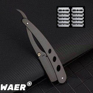 Labaha Folding Barber Razor Shaver Edge Manual Steel Trimming Beard ...