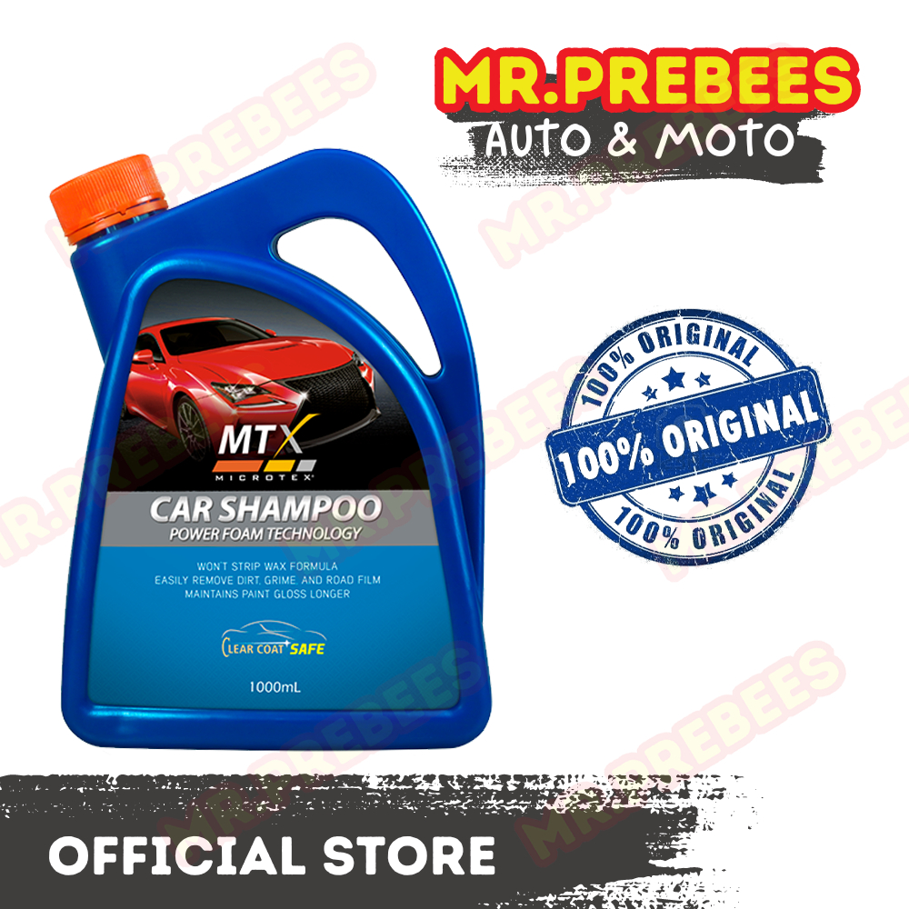 MICROTEX MTX Car Shampoo 1L | Shopee Philippines