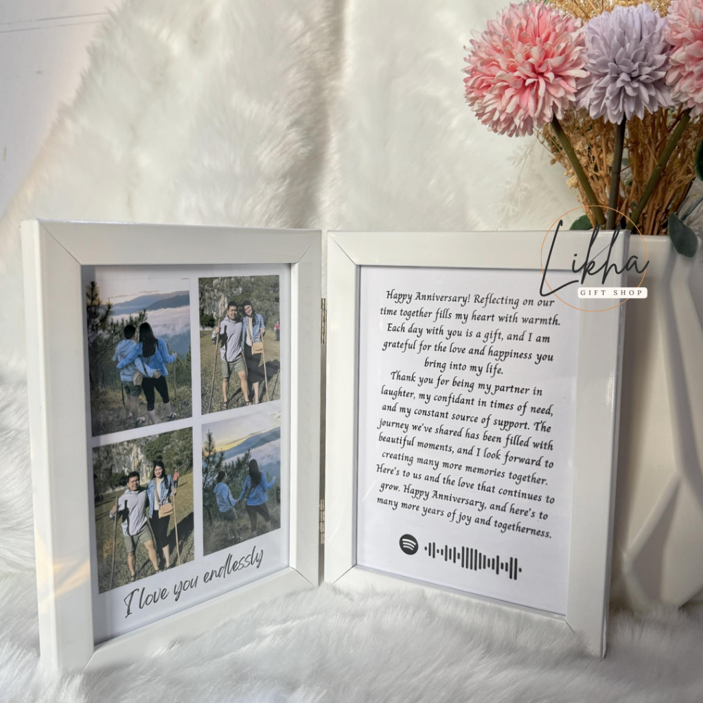 Book Type Personalized / Customized Glass frame / Double Glass Frame ...