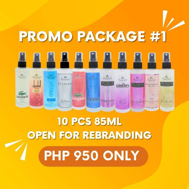 Rebranding Promo Perfume Package AR ESSENTIALS | Shopee Philippines