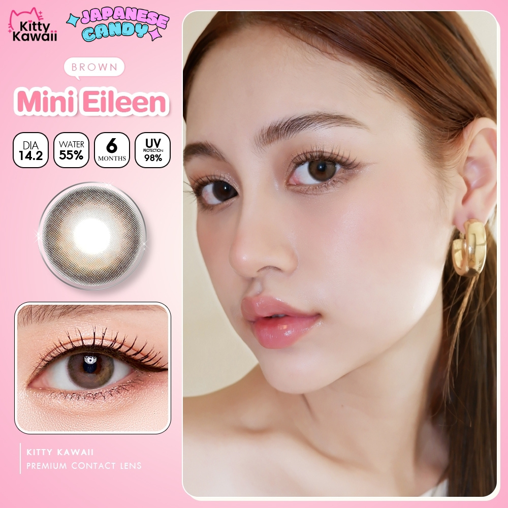 Mini EILEEN Brown Soft Colored Contact Lens Eyewear Vision Correction 6 ...