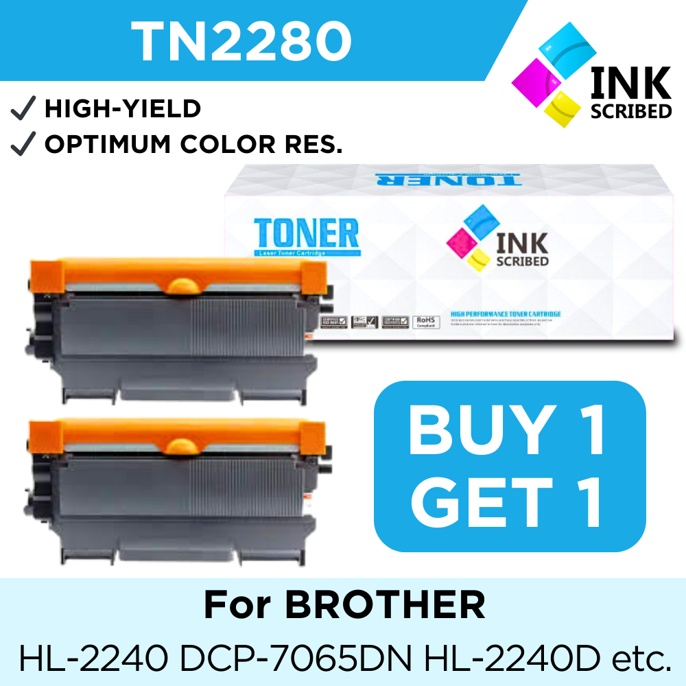 INKSCRIBED TN2280 TN450 TN2260 Compatible Toner Brother HL-2240 DCP ...