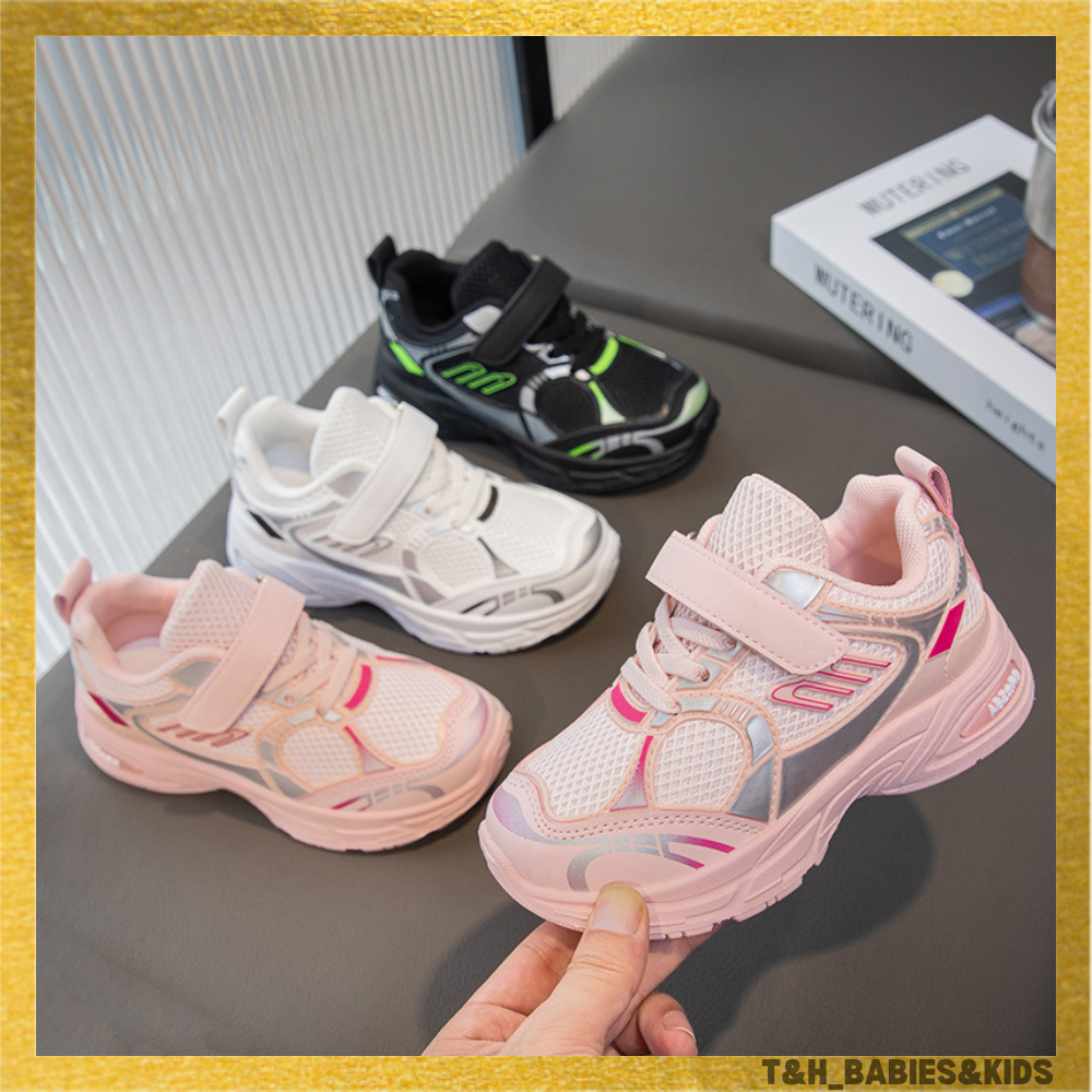 TH Baby Kids Casual Slip On Sporty Rubber Shoes Breathable Sneakers For ...