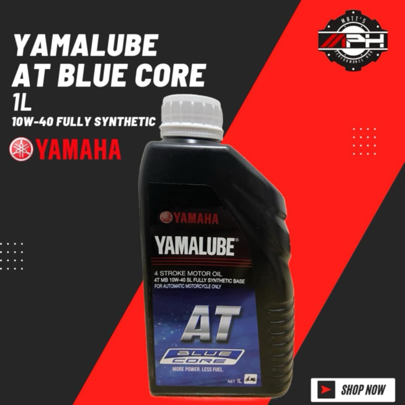 Original Yamalube Engine Oil AT Blue Core (1L) | Shopee Philippines