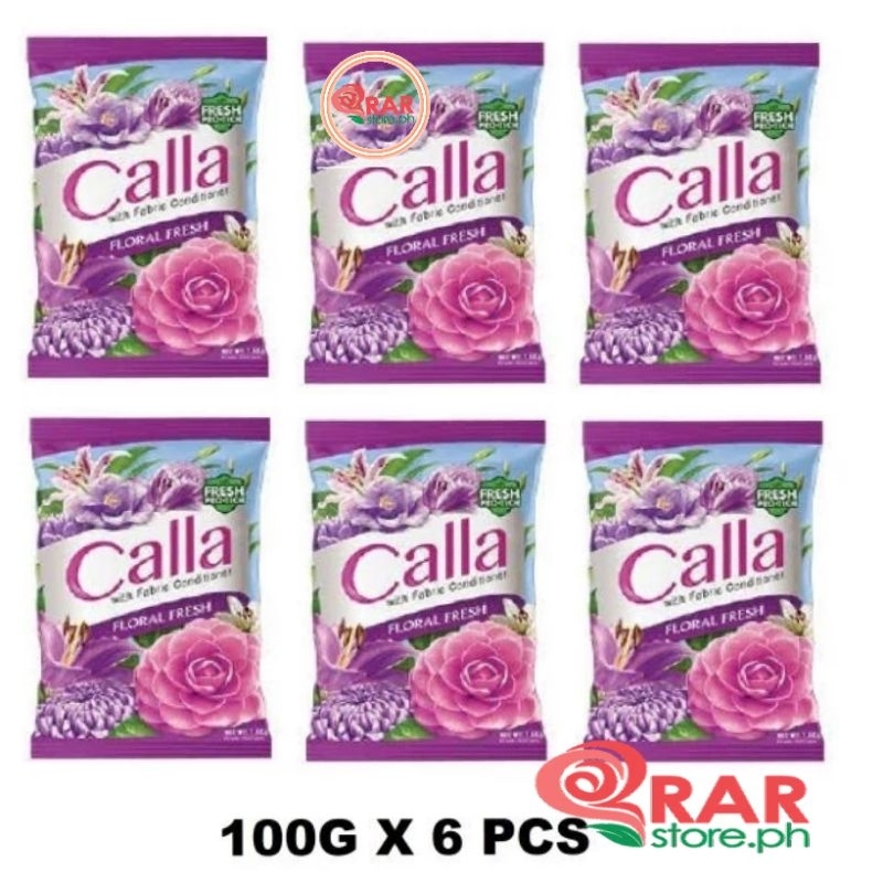 Calla Powder Floral Fresh 100grams 6 pcs | Shopee Philippines